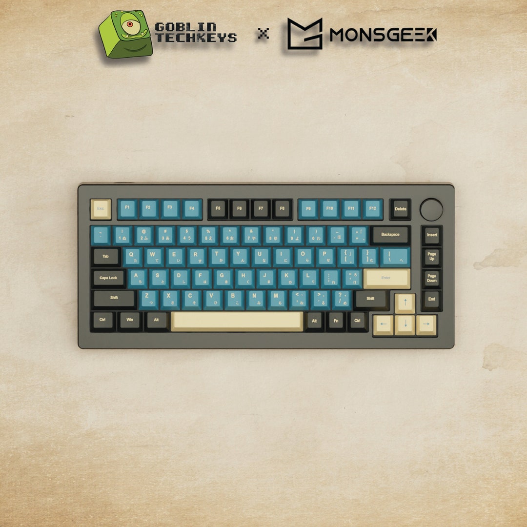 Monsgeek M1W | 75% Blue Samurai Keyboard | Aluminum Keyboard | RGB ...