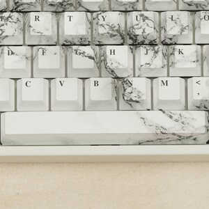 Marble 109keys Keycaps Set | Customizable Keys | PBT Keycap | Cherry ...