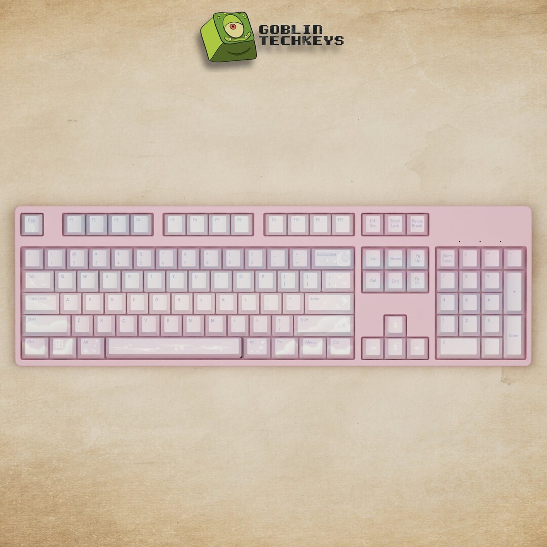 Alpha 108 | 100% Aesthetic Sky Mechanical Keyboard | Wireless ...