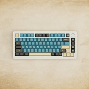 Monsgeek M1W | 75% Blue Samurai Keyboard | Aluminum Keyboard | RGB ...