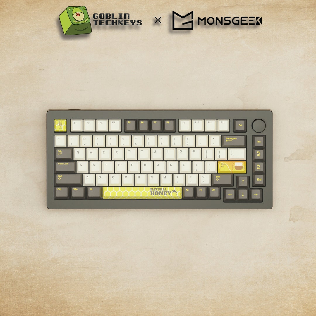 Monsgeek M1W | 75% Bee Keyboard | Aluminum Keyboard | RGB | Custom ...