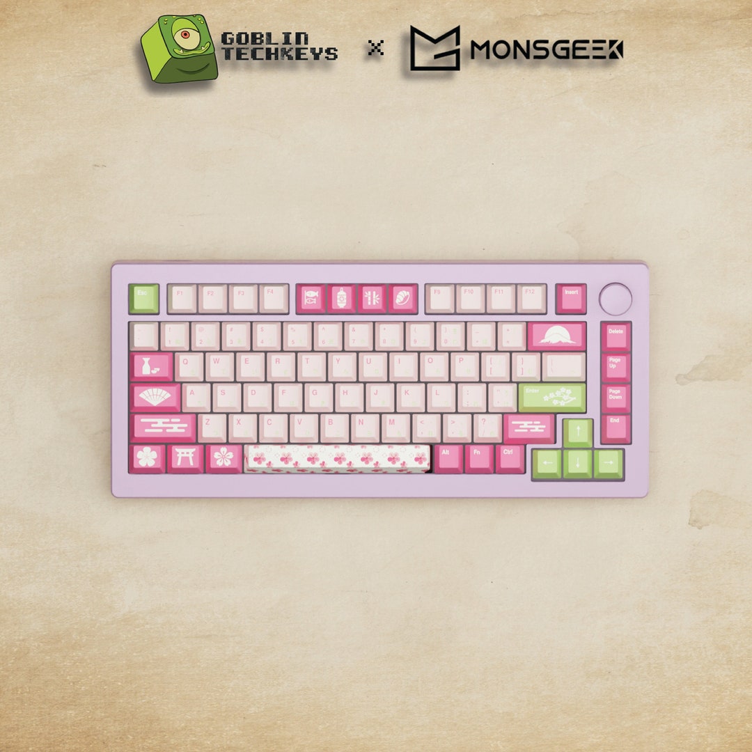Monsgeek M1W | 75% Sakura Keyboard | Aluminum Keyboard | RGB | Custom ...