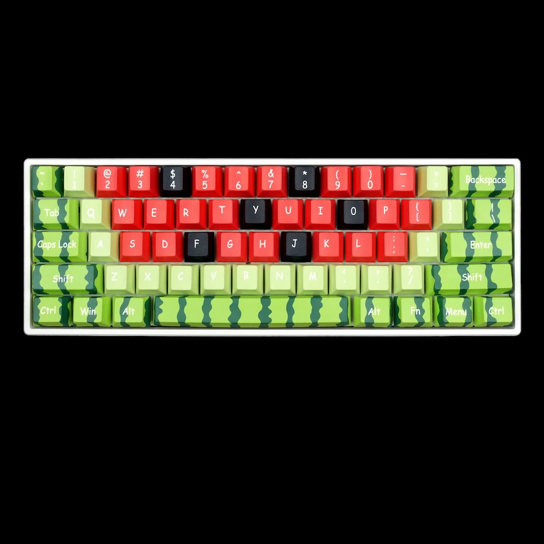 Water Melon 61 Keys Bluetooth, Wireless, Keyboard, Cherry Profile PBT ...