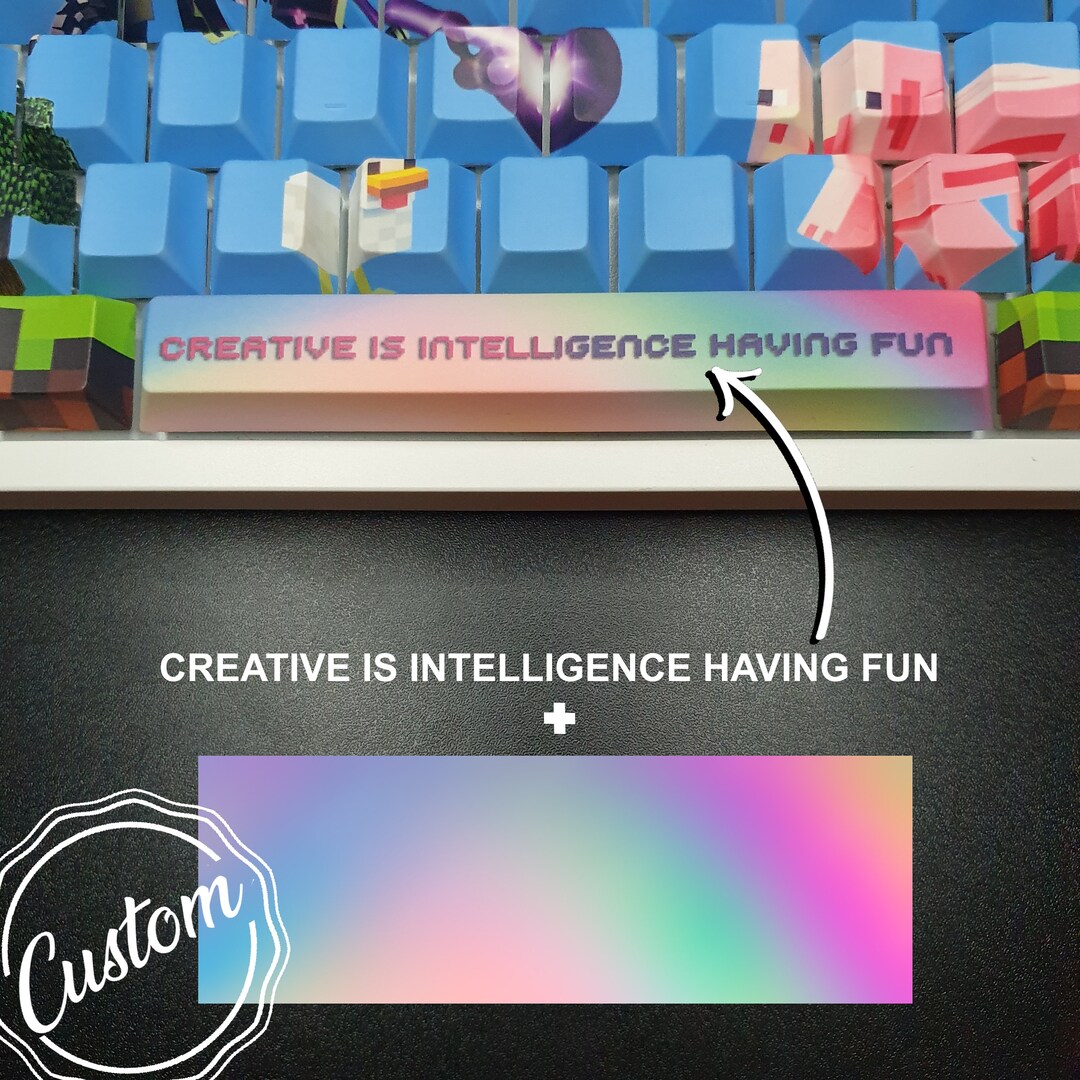 Personalize Any Images on Keycaps, Custom 3.0u 6.0u 6.25u 7.0u Spacebar ...