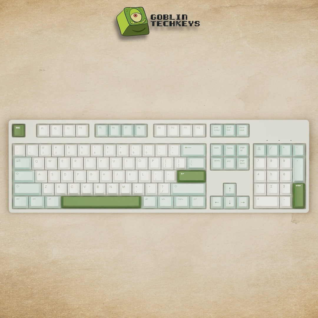 Alpha 108 | 100% Matcha Mechanical Keyboard | Wireless Connection | RGB ...