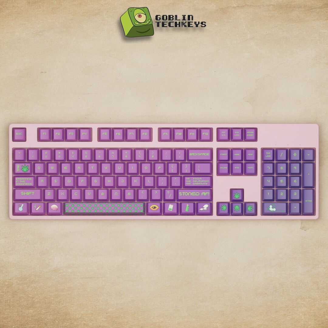 Alpha 108 | 100% Stoner Mechanical Keyboard | Wireless Connection | RGB ...