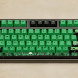 Alpha 108 100% Zombie Mechanical Keyboard Wireless Connection RGB ...