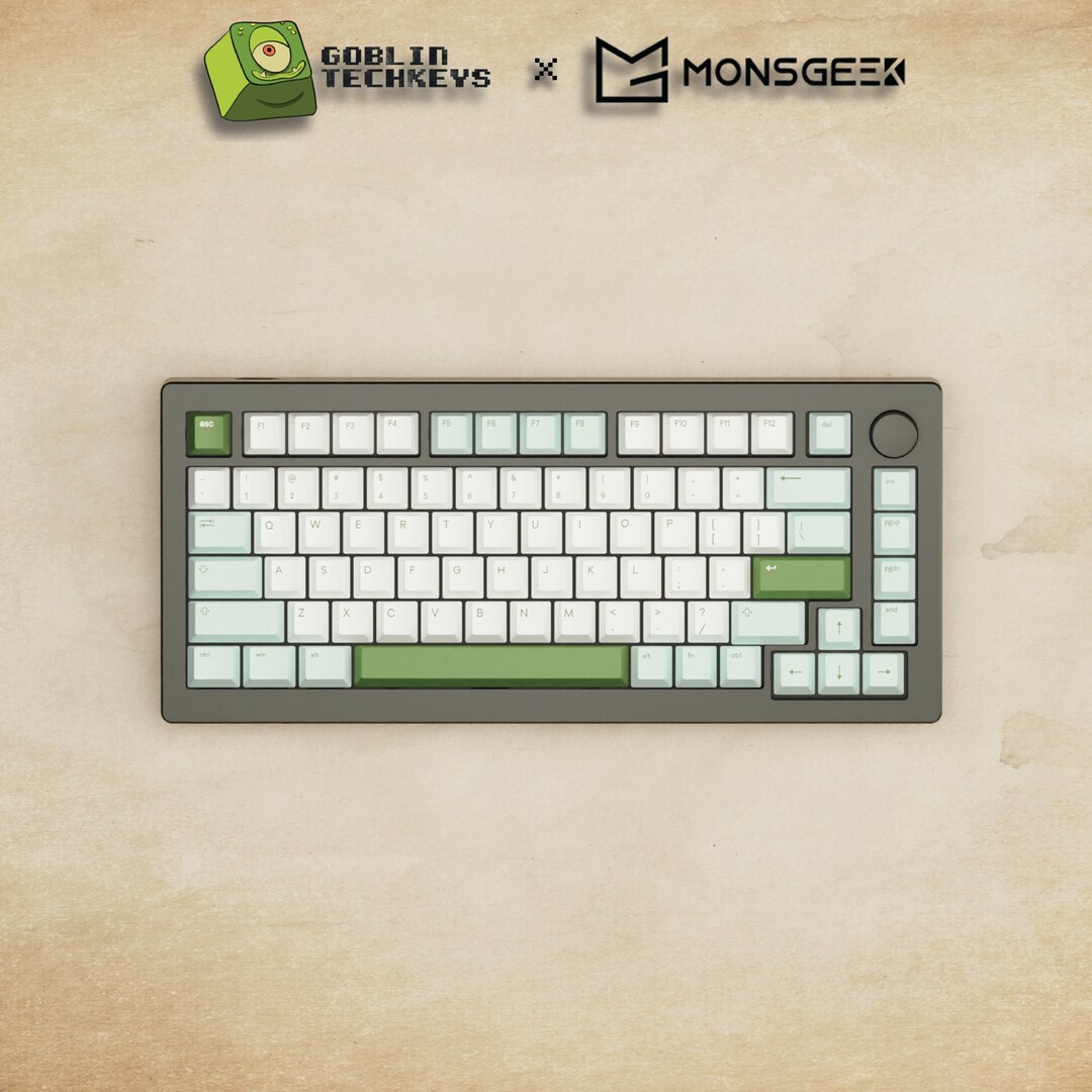 Monsgeek M1W | 75% Matcha Keyboard | Aluminum Keyboard | RGB | Custom ...