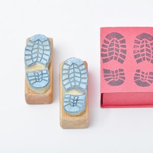 Step by Step Hand Carved Rubber Stamp Set - Gift for Friends - Etsy