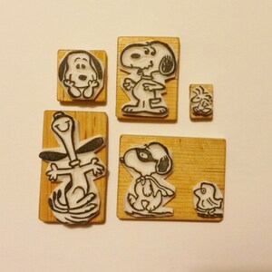 Snoopy and Woodstock - Inspired by Charlie Brown and Peanuts - Hand ...