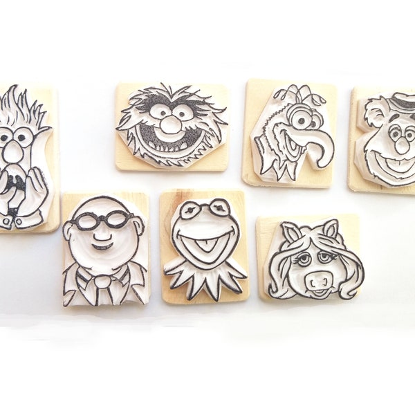 Sesame Street Rubber Stamps - Etsy