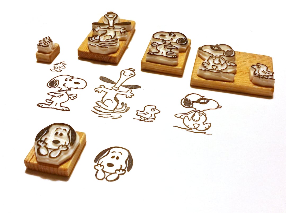 Snoopy and Woodstock - Inspired by Charlie Brown and Peanuts - Hand ...