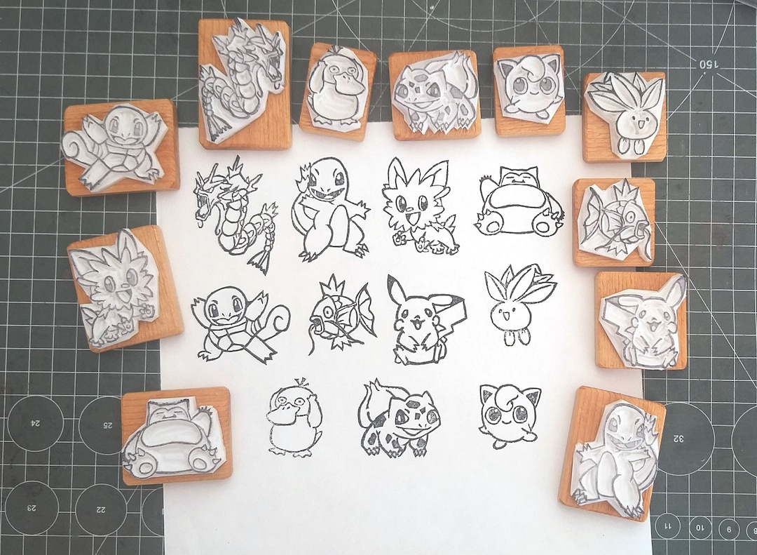 Pikachu, Bulbasaur, Lillipup, Oddish, Snorlax, Psyduck, Jigglypuff ...