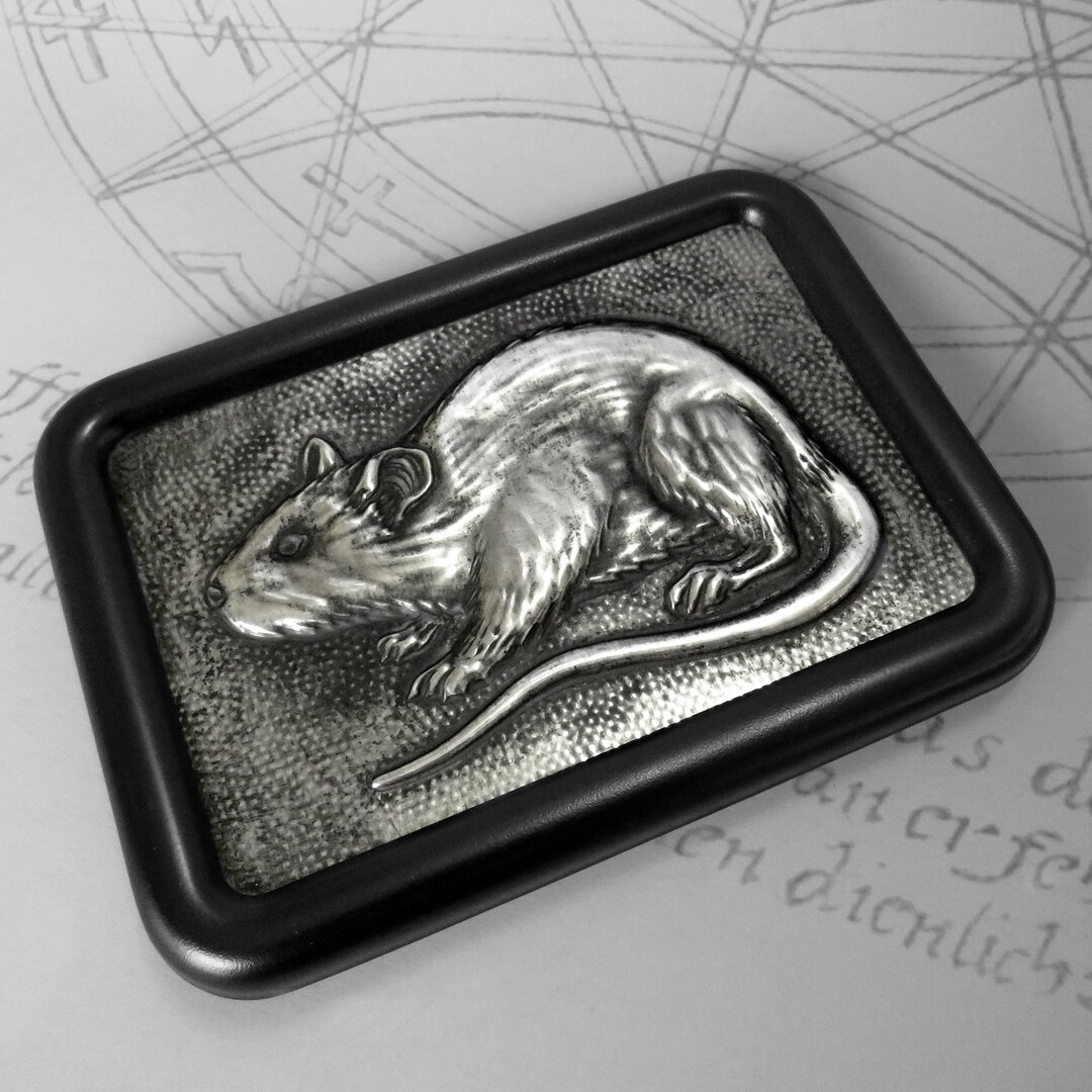 Rat Study : Hand Embossed Natural History Repoussé Metal Wall Art - Etsy