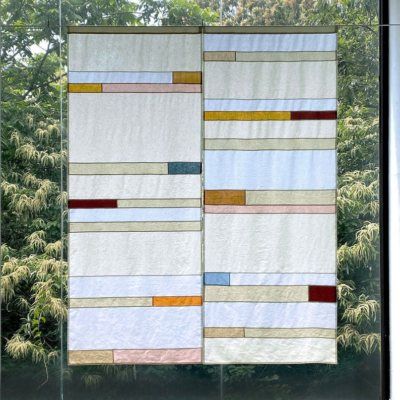 Modernized Korean Traditional Pojagi Curtain/ Shade/ Divider/ - Etsy