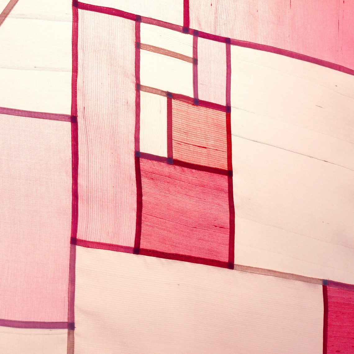 Modernized Korean Traditional Pojagi Shade/ Wall Hanging/ Window ...