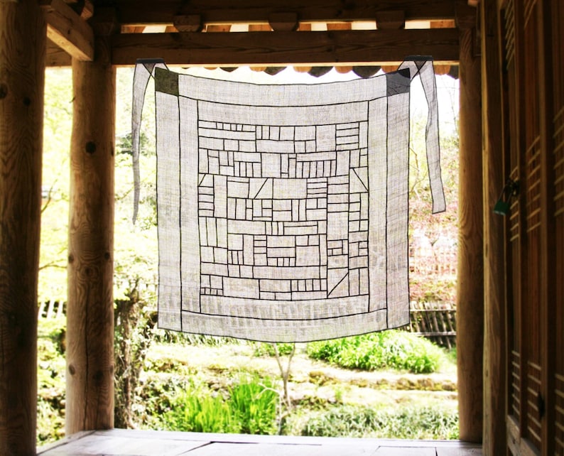 Korean Traditional Pojagi Shade/ Wall Hanging/ Divider/ - Etsy