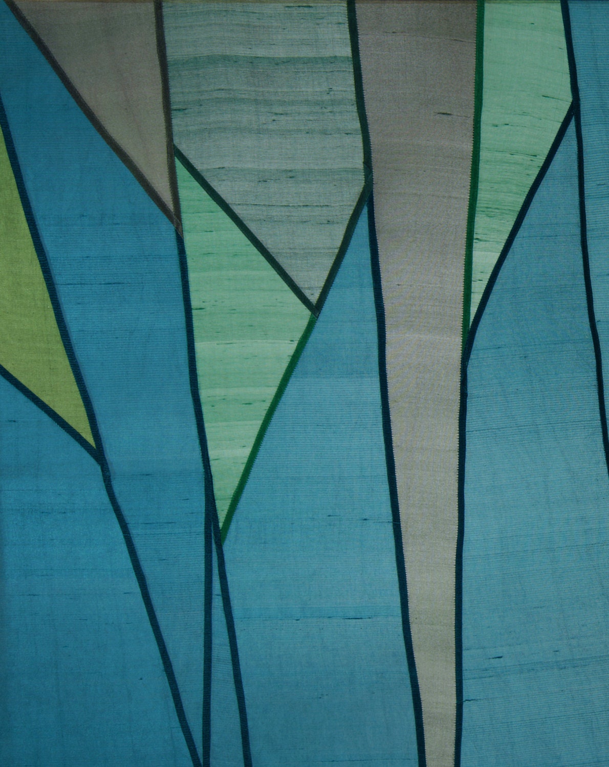 Modernized Korean Traditional Pojagi Curtain/ Shade/ Window Covering ...