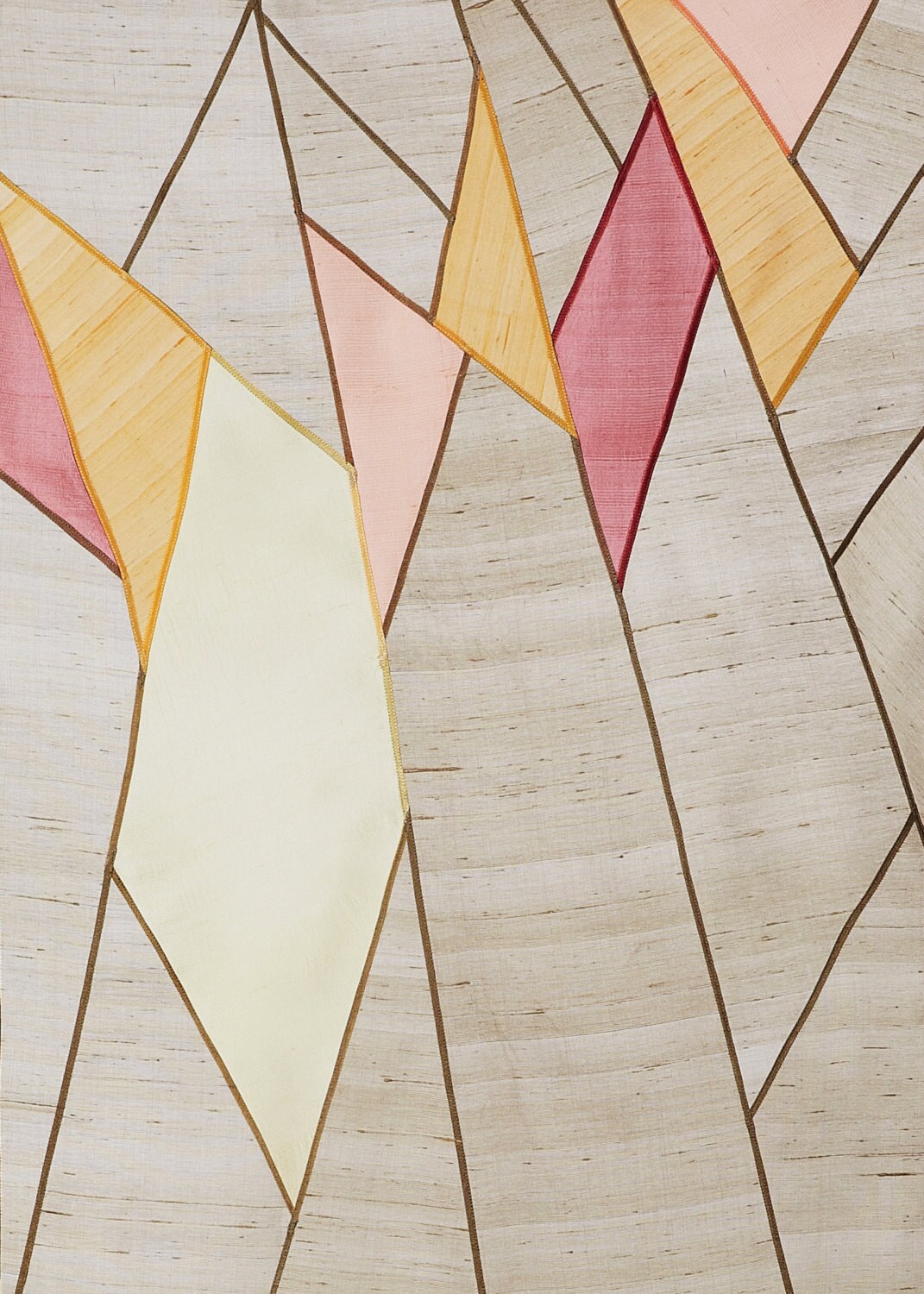 Modernized Korean Traditional Pojagi Window Covering/ Stained-glass ...