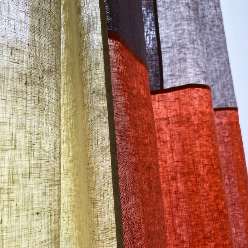 Modernized Korean Traditional Pojagi Curtain/ Shade/ Divider/ Tapestry ...