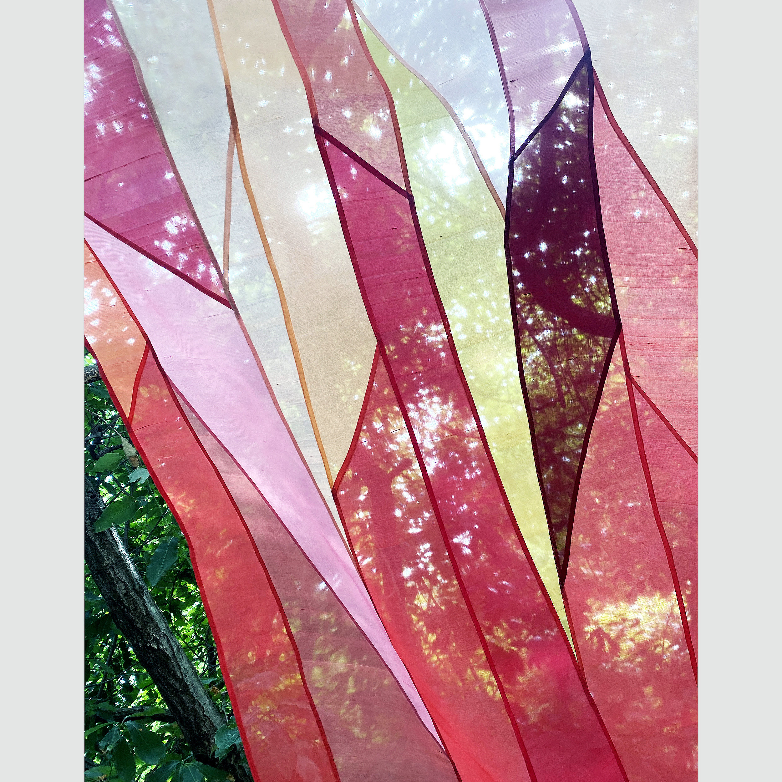 Modernized Korean Traditional Pojagi Curtain/ Shade/ Divider/ Tapestry ...