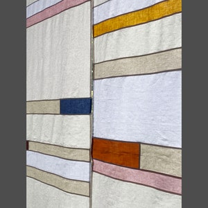 Modernized Korean Traditional Pojagi Curtain/ Shade/ Divider/ Tapestry ...