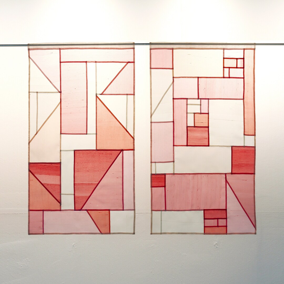 Modernized Korean Traditional Pojagi Shade/ Wall Hanging/ - Etsy