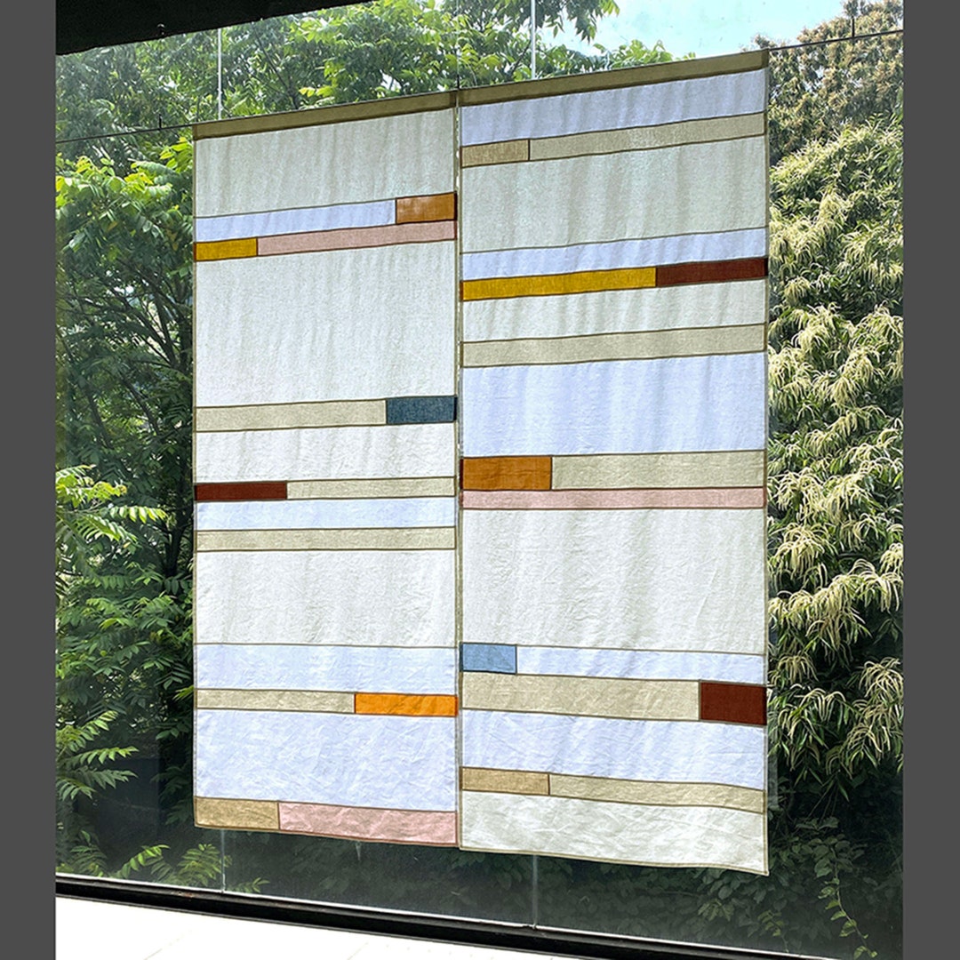 Modernized Korean Traditional Pojagi Curtain/ Shade/ Divider/ Tapestry ...
