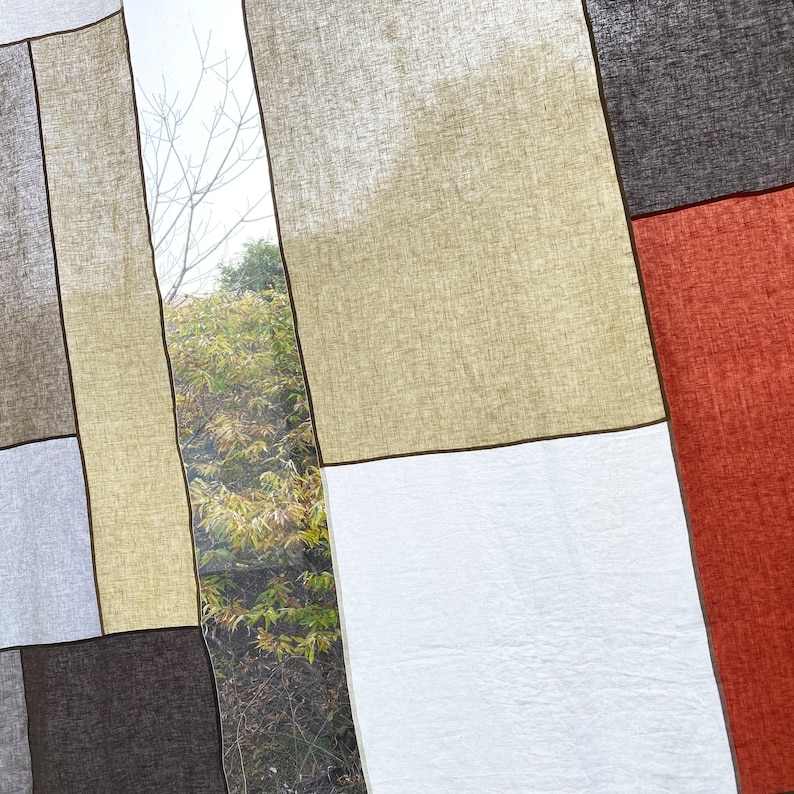 Modernized Korean Traditional Pojagi Curtain/ Shade/ Divider/ Tapestry ...