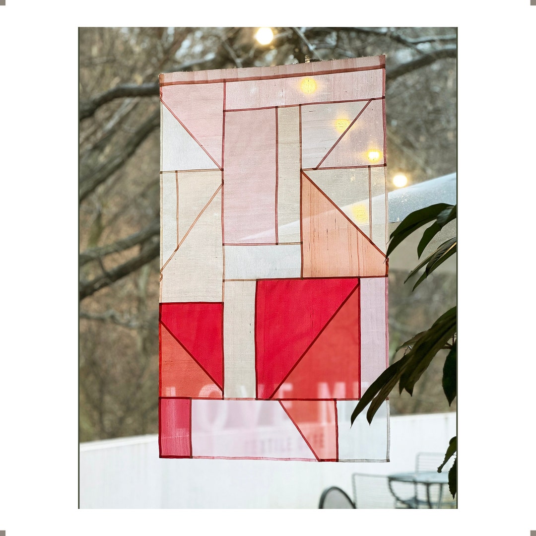 Modernized Korean Traditional Pojagi Shade/ Wall Hanging/ Window ...