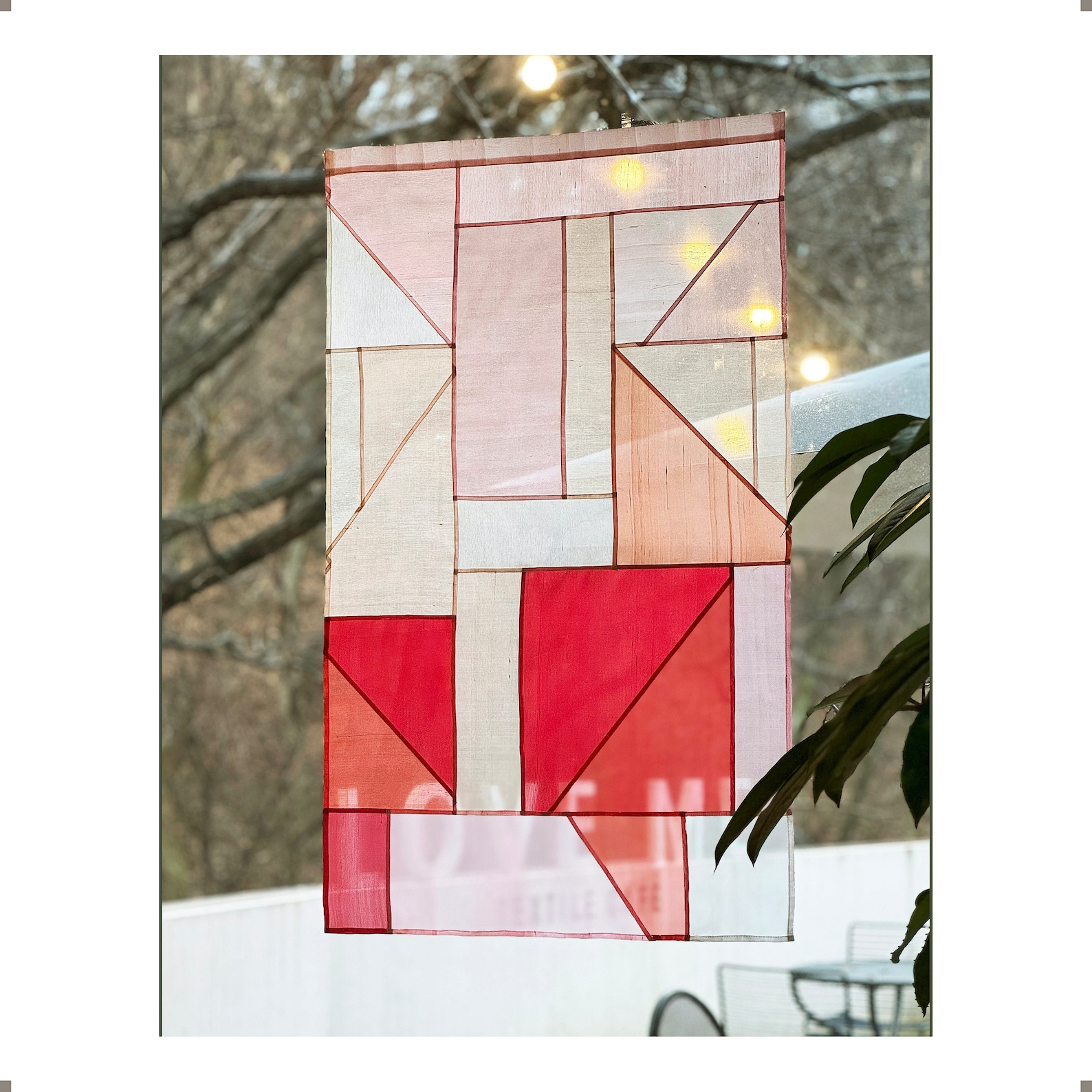 Modernized Korean Traditional Pojagi Shade/ Wall Hanging/ Window ...