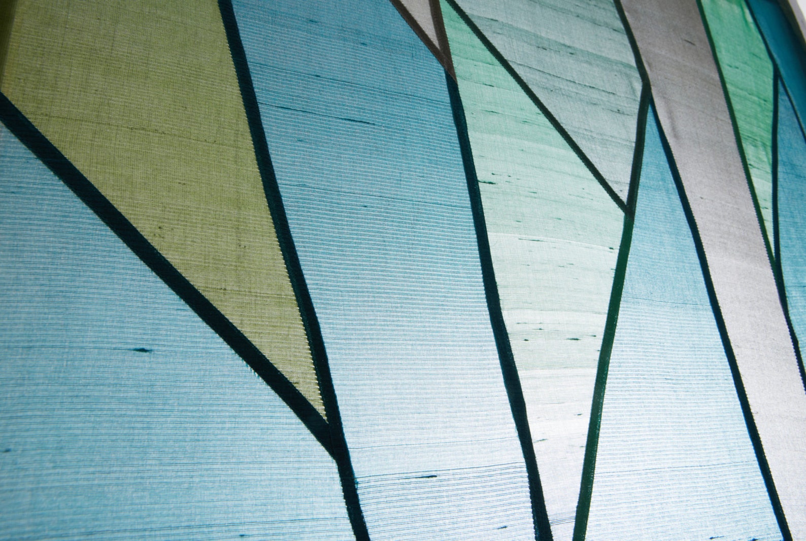 Modernized Korean Traditional Pojagi Curtain/ Shade/ Window Covering ...