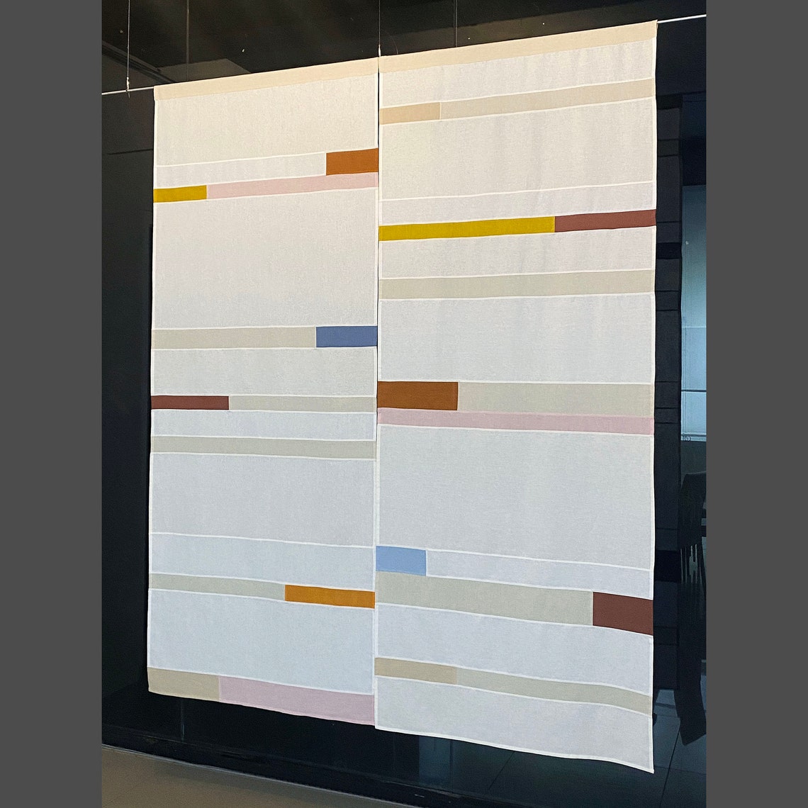 Modernized Korean Traditional Pojagi Curtain/ Shade/ Divider/ - Etsy