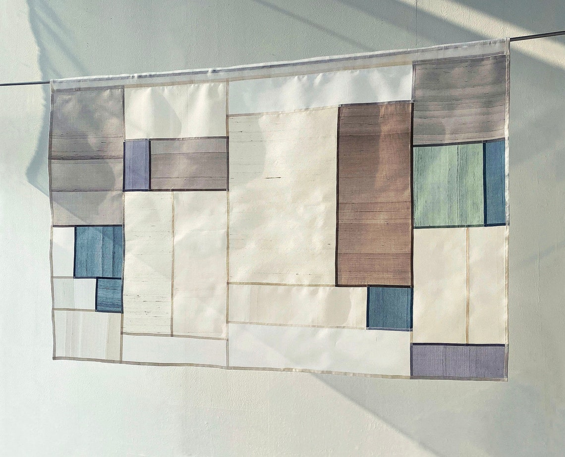 Modernized Korean Traditional Pojagi Curtain/ Shade/ Divider/ - Etsy