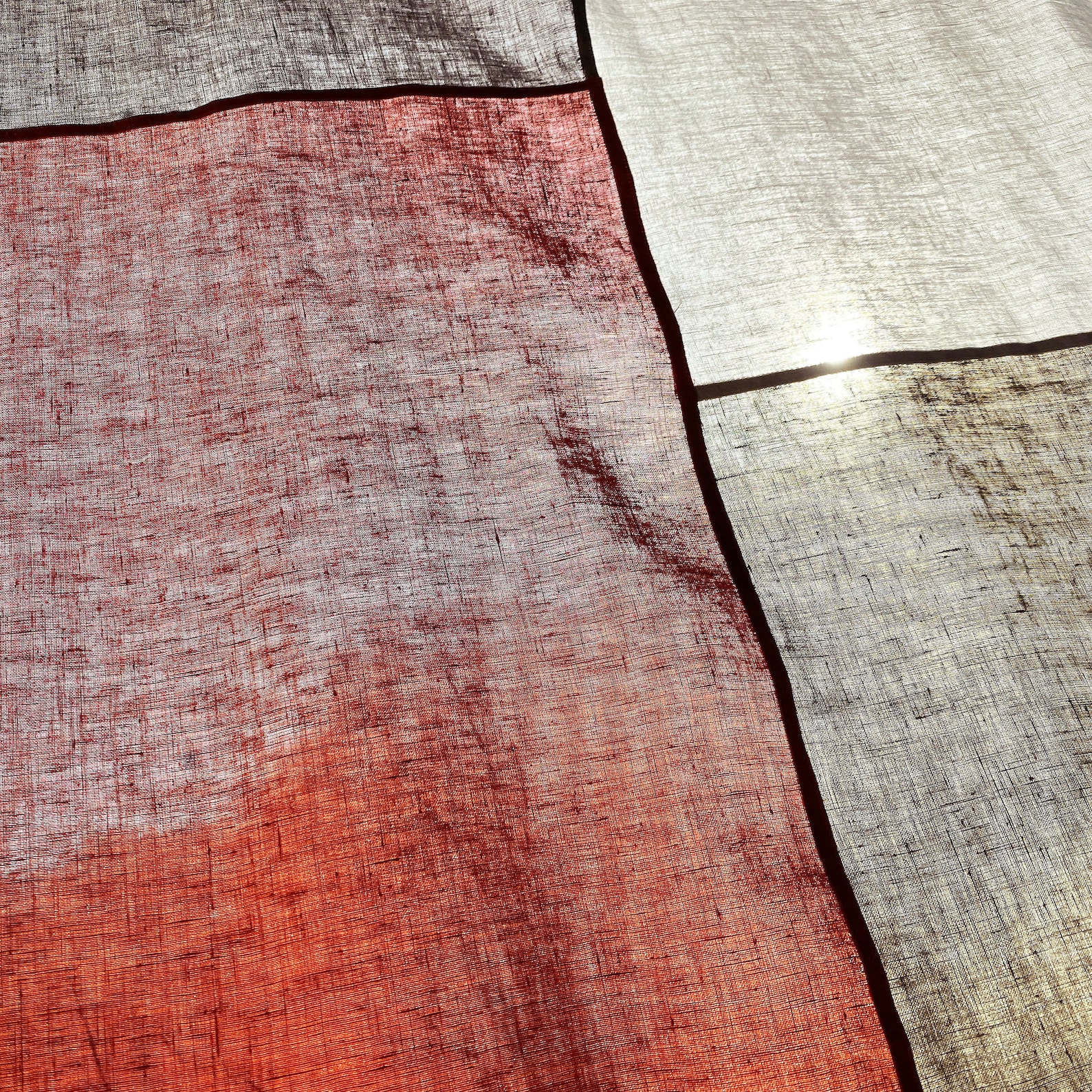 Modernized Korean Traditional Pojagi Curtain/ Shade/ Divider/ Tapestry ...