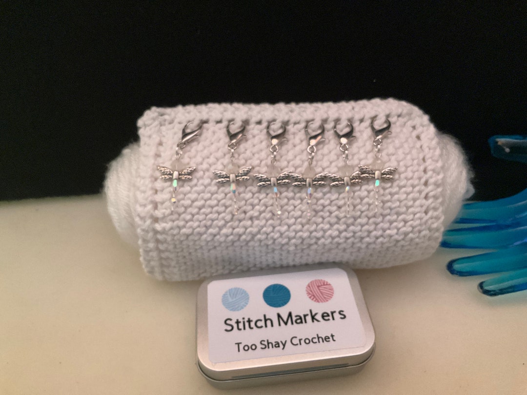 Stitch Makers 6 Handmade Too Shay Crochet Crystal Dragonfly Stitch ...