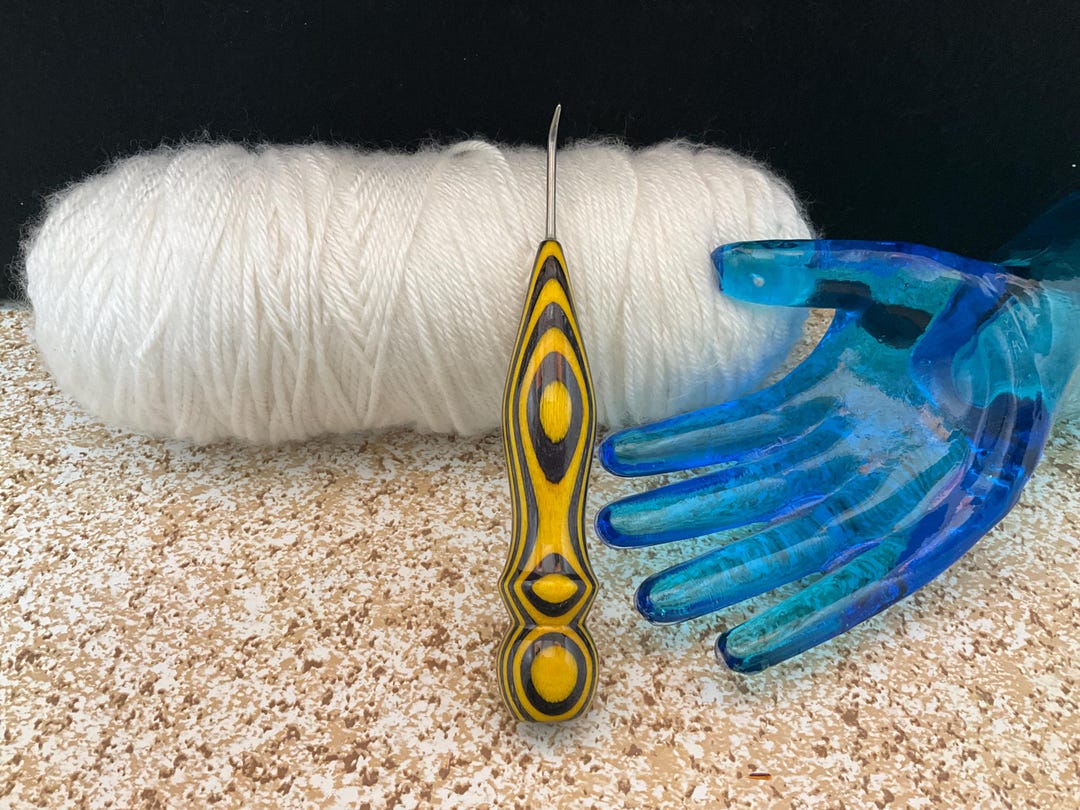 Boye Loom Hook - 1 Handmade Too Shay Knitting Loom Hook Handle Color ...