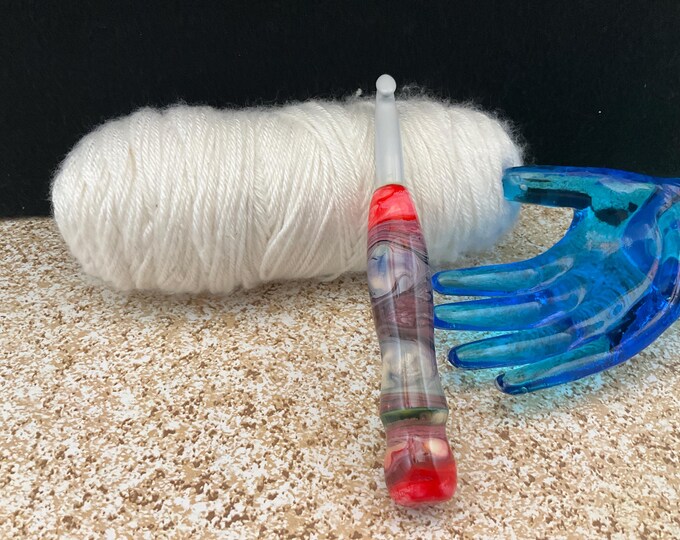 Handmade Q/15mm Clover Amour, Too Shay Crochet Hook Wood/acrylic Handle ...