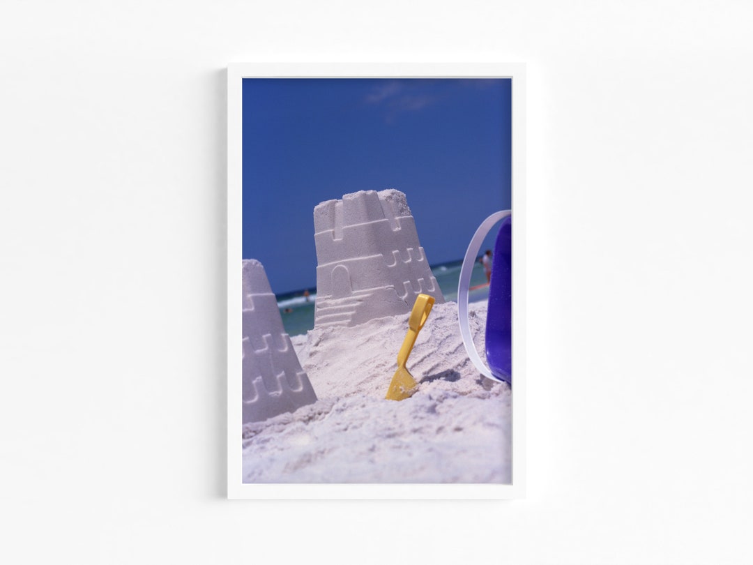 Sand Castle Photography Art, Digital Downloadable Wall Art, Poster ...