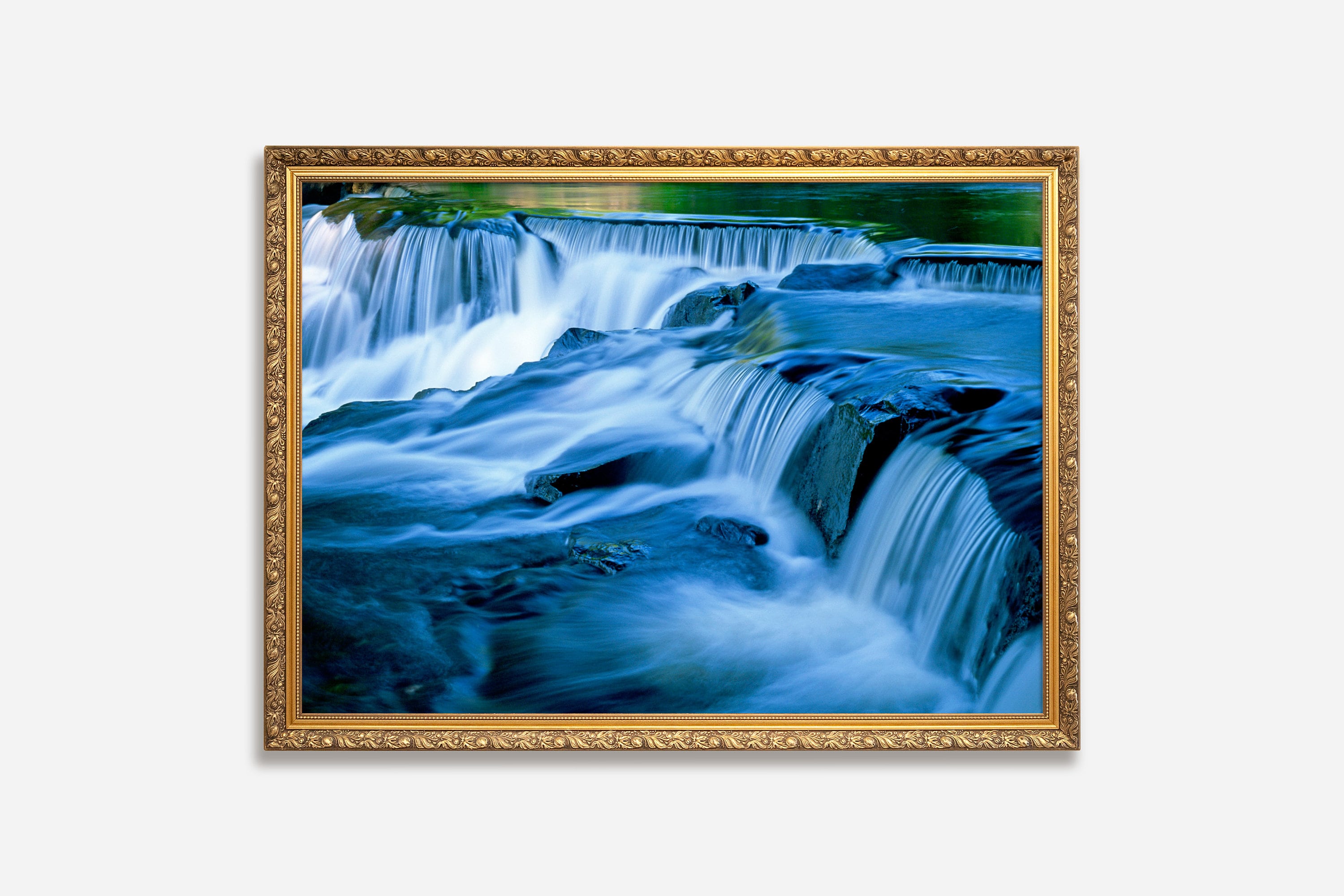Stylized Waterfall Photography Art, Digital Downloadable Wall Art ...