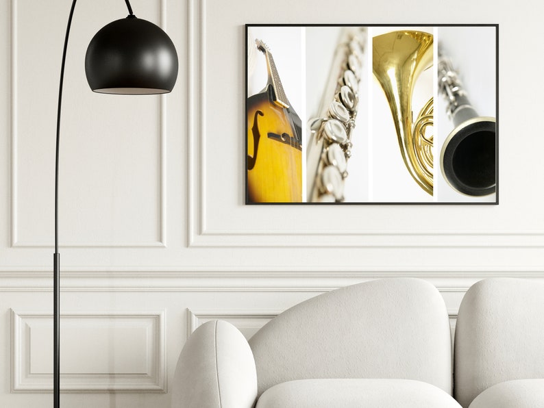 Instrument Collage Photography Art, Digital Downloadable Wall Art ...