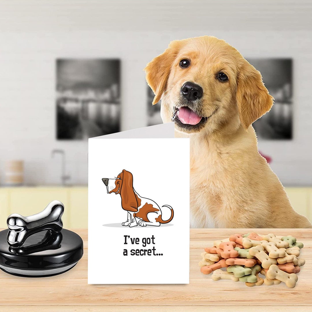 Printable Funny Card for Furry Friends, Dogs, Pets, Pregnant, Funny ...
