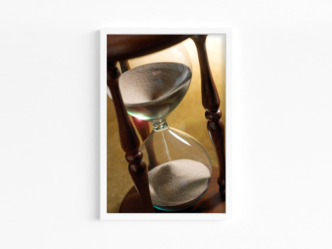 Hourglass Closeup Photography Art, Digital Downloadable Wall Art ...
