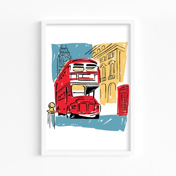 Double Decker Bus - Etsy