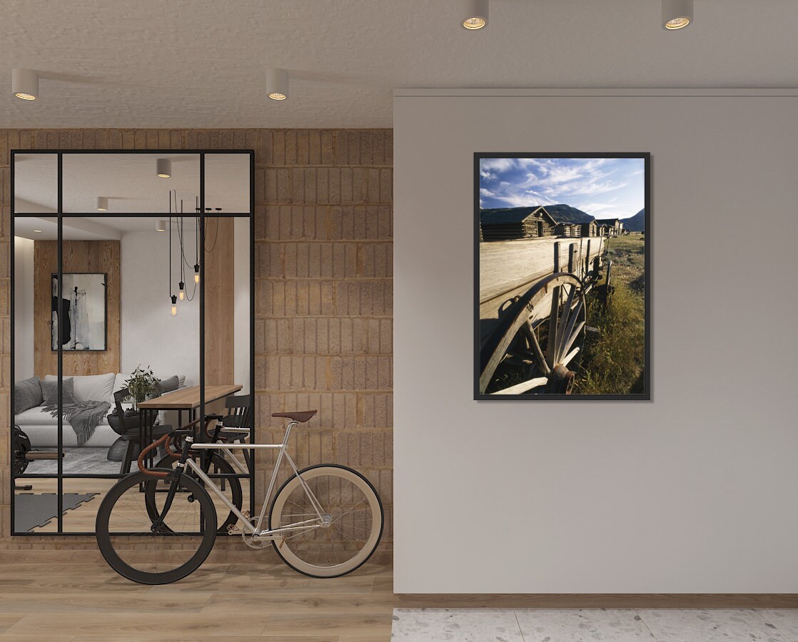 Old West Ghost Town Photography Art, Digital Downloadable Wall Art ...