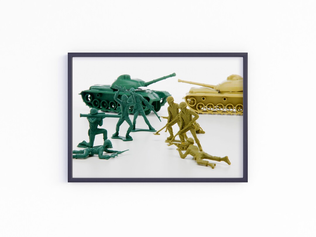 Green Army Man Toys Photography Art, Digital Downloadable Wall Art ...