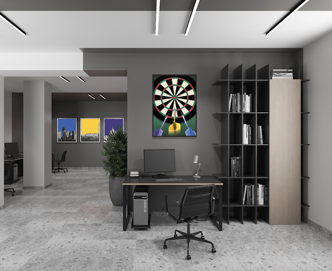 Target Illustration Art, Digital Downloadable Wall Art, Trendy Décor ...