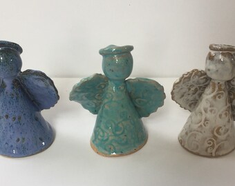 Pottery angels | Etsy