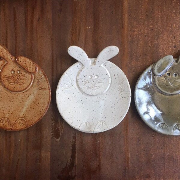 Bunny Dish - Etsy