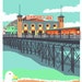 Brighton Screen Print, Palace Pier Illustration A3 Limited Edition Art ...